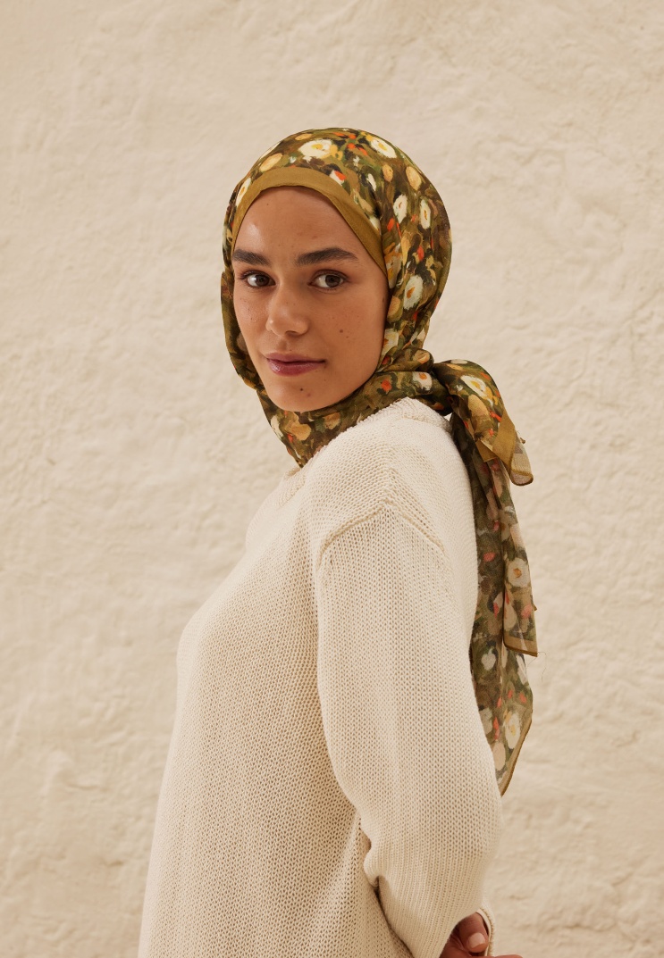 AGNES DESEN RAMİ ŞAL TOPRAK Online Satın Al! | Fresh Scarfs